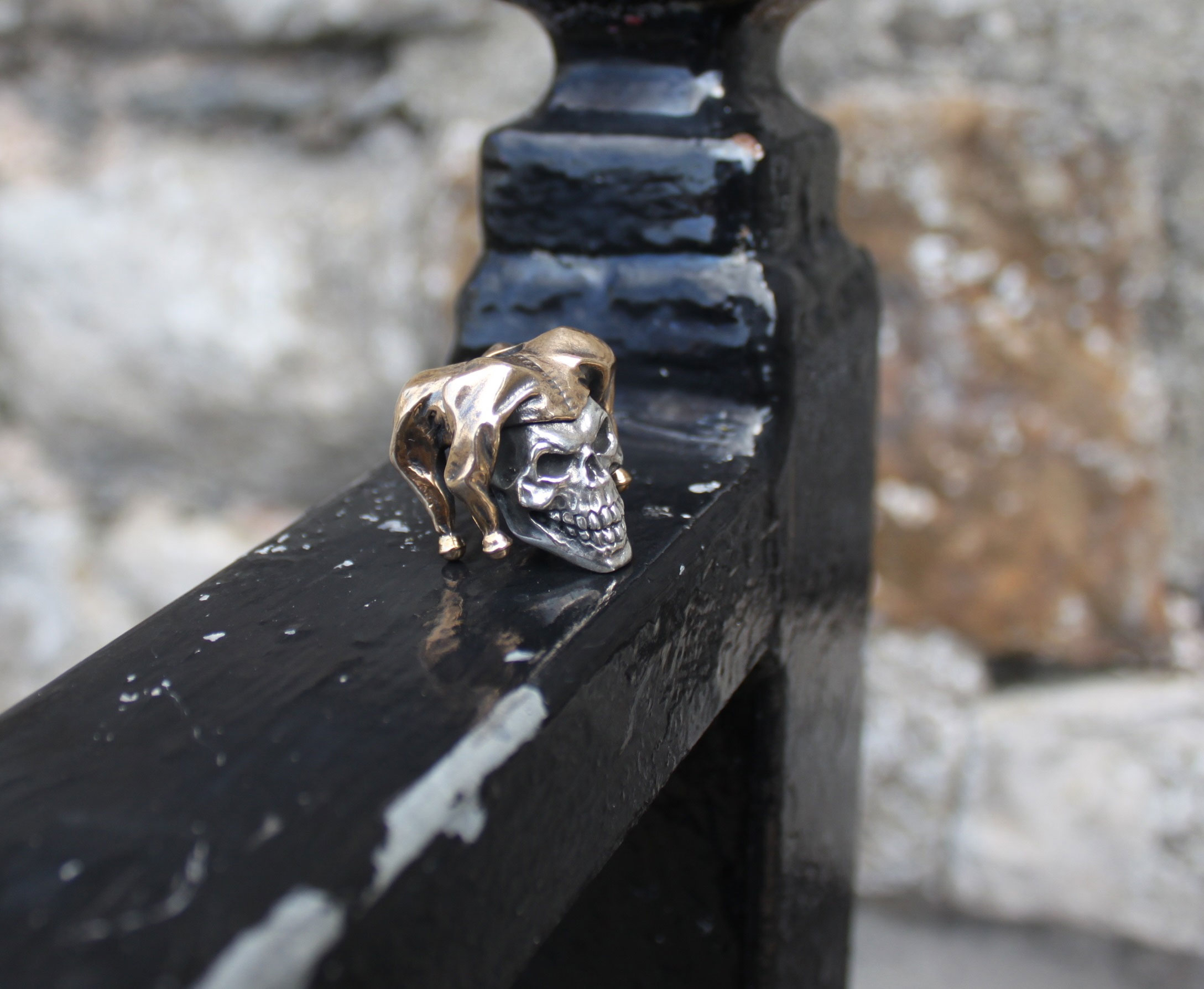 GD Skulls USA KC2 Jester Skull - KnifeCenter - Discontinued