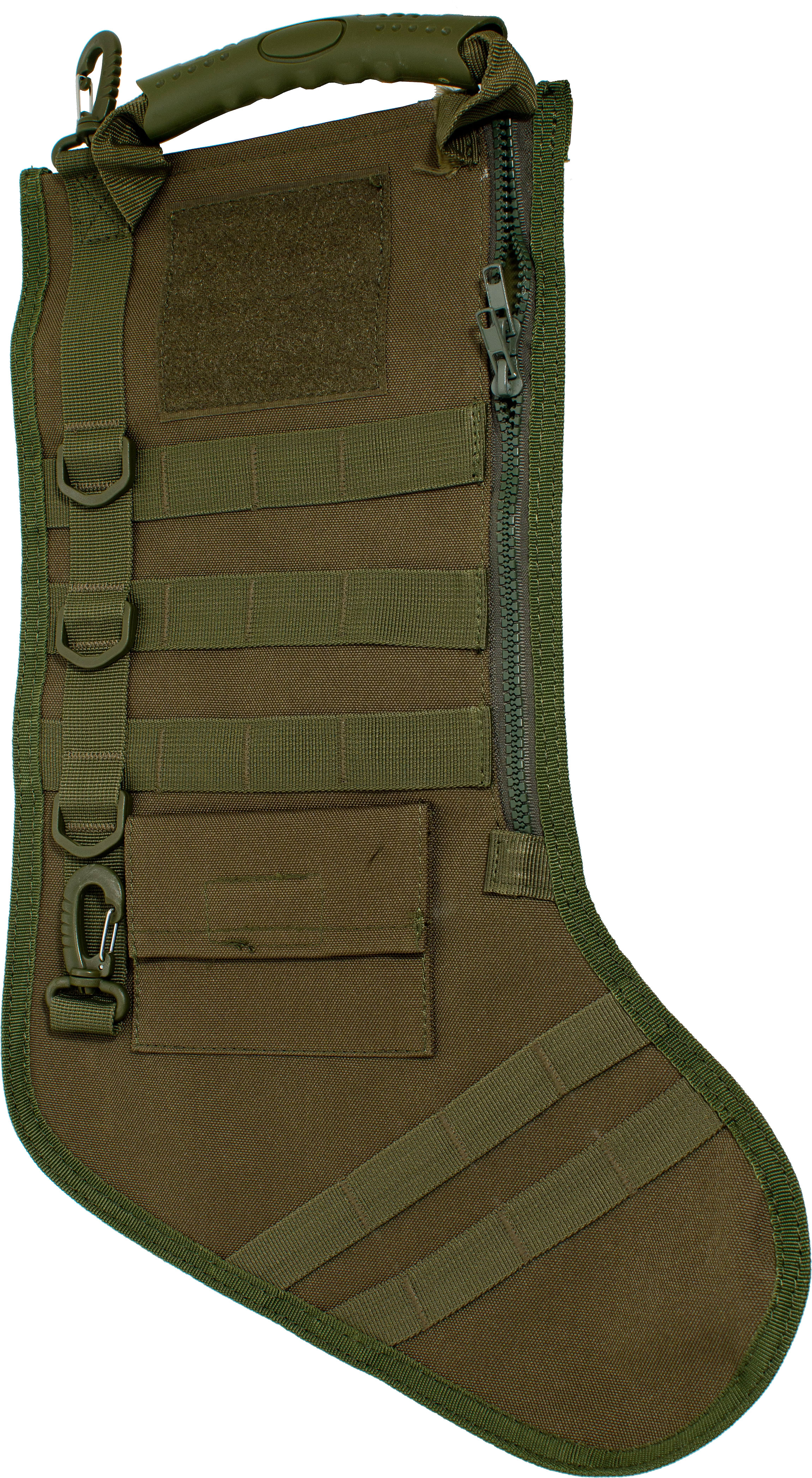 GenPro RuckUp OD Green Tactical Christmas Stocking with MOLLE ...
