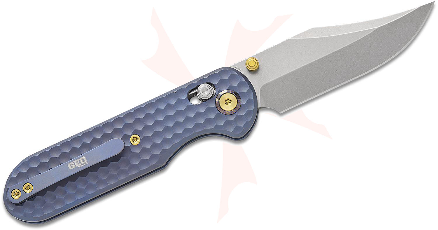 Geo Knife Ethereal Cutter Crossbar Lock Folding Knife 3" M390 ...