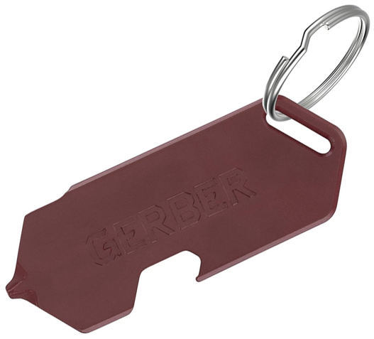 Gerber Shard DT Keychain Mini Multi-Tool, Drab Red Triangle Stainless ...