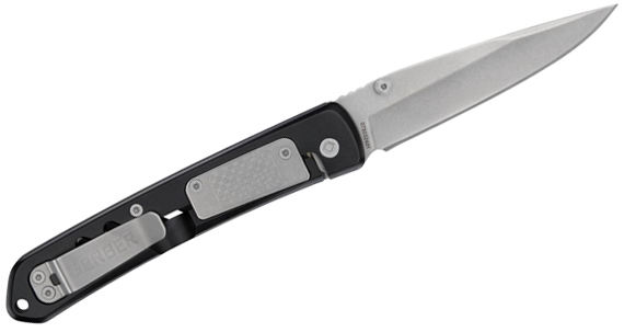 Gerber Affirm Frame Lock Folding Knife 3.5" Stonewashed Clip Point ...