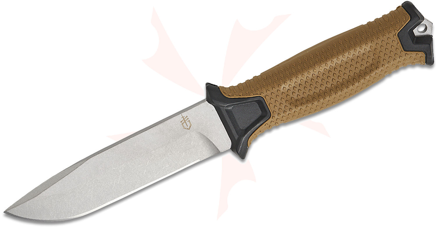 Gerber StrongArm Fixed Blade Knife 4.8" CPM-MagnaCut Stonewashed Drop ...