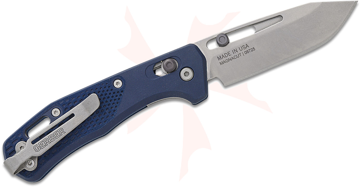 Gerber Assert Pivot Lock Folding Knife 2.98" CPM-MagnaCut Stonewashed ...