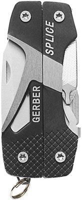 Gerber Splice Keychain Size Scissor Mini Mult-Tool 2.4" Closed, Black ...
