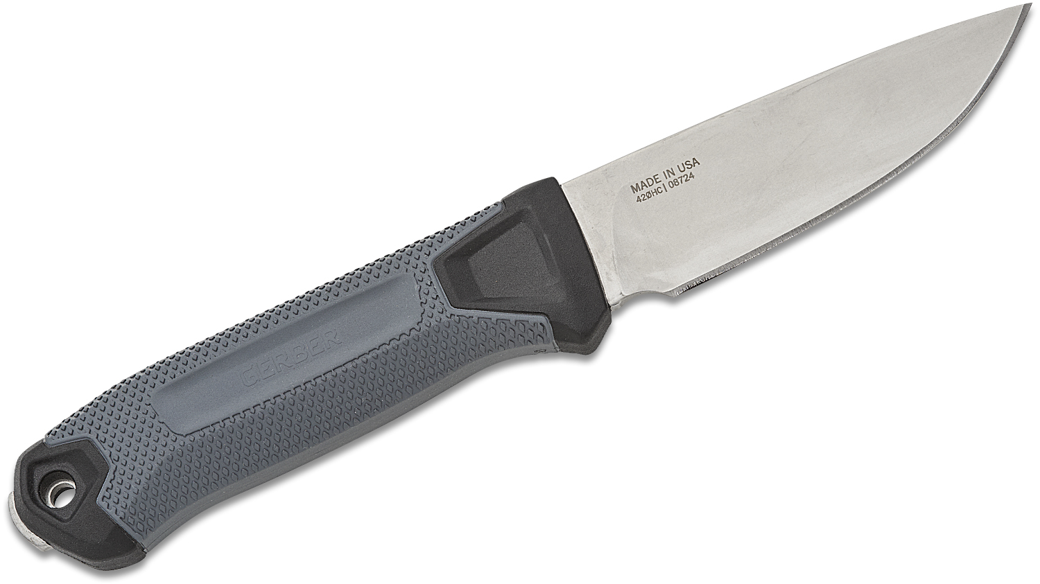 Gerber StrongArm Camp Fixed Blade Knife 3.81" 420HC Stonewash Plain ...