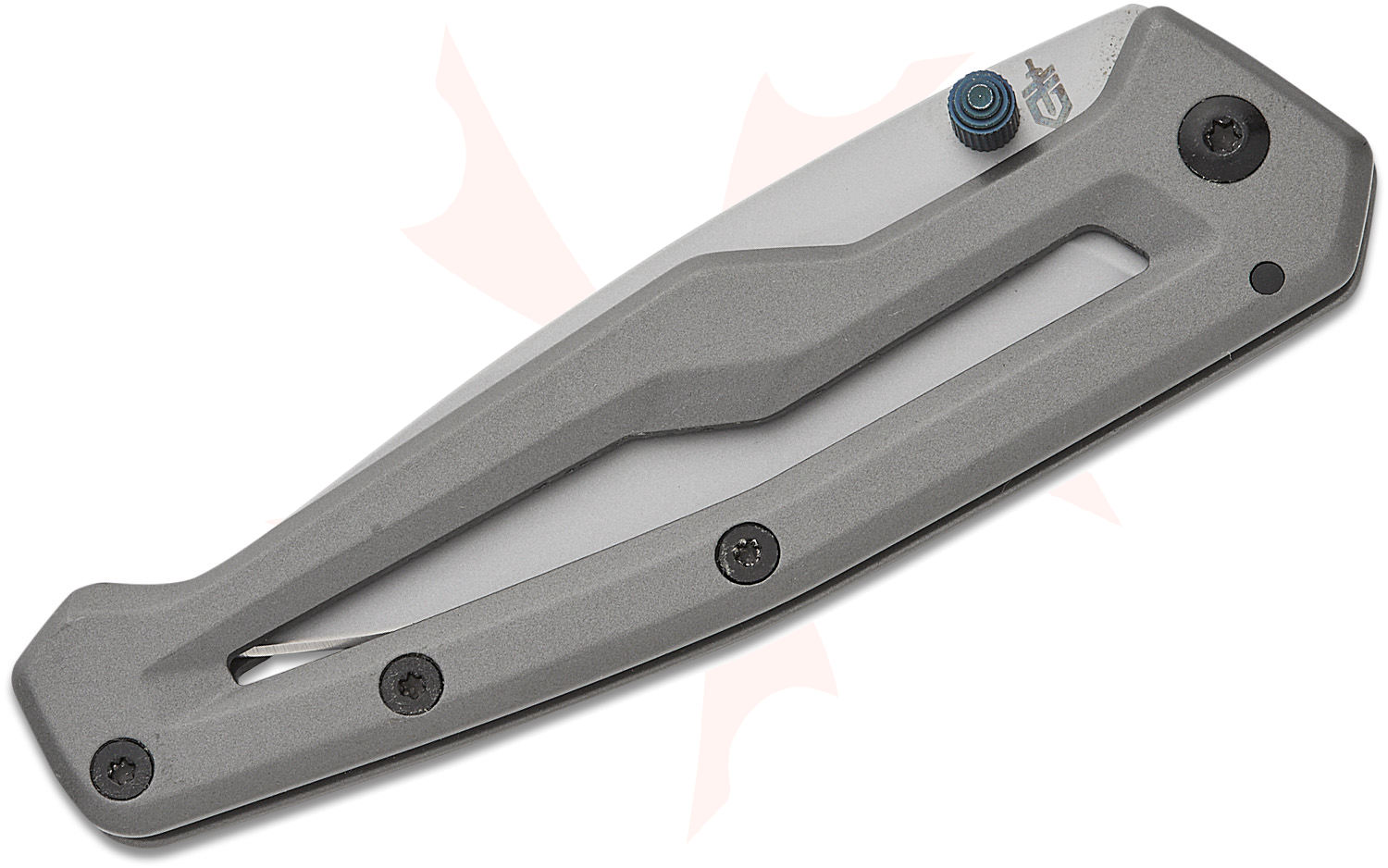 Gerber Paralite Folding Knife 3.125" Satin Plain Blade, Gray Stainless ...