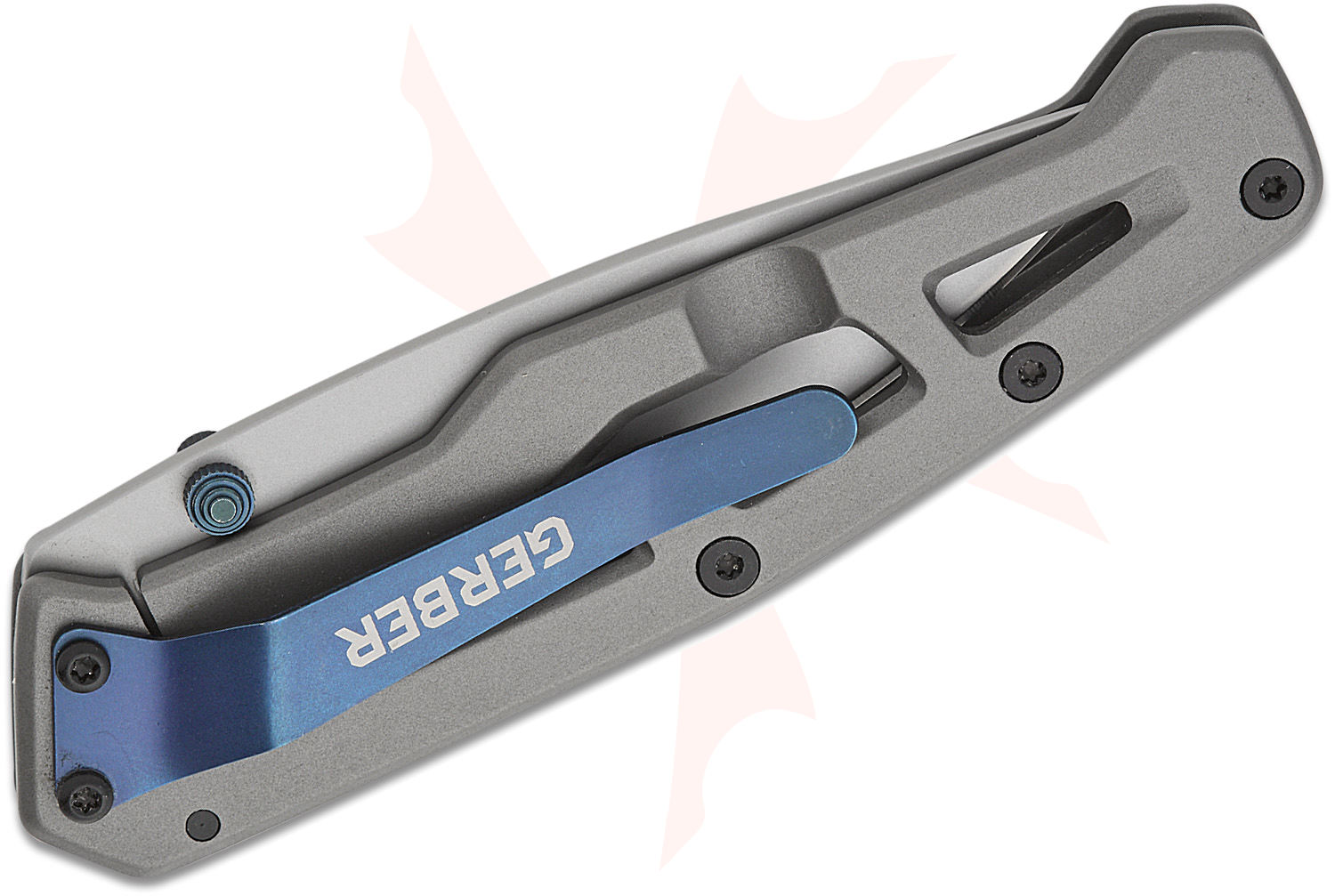 Gerber Paralite Folding Knife 3.125" Satin Plain Blade, Gray Stainless ...