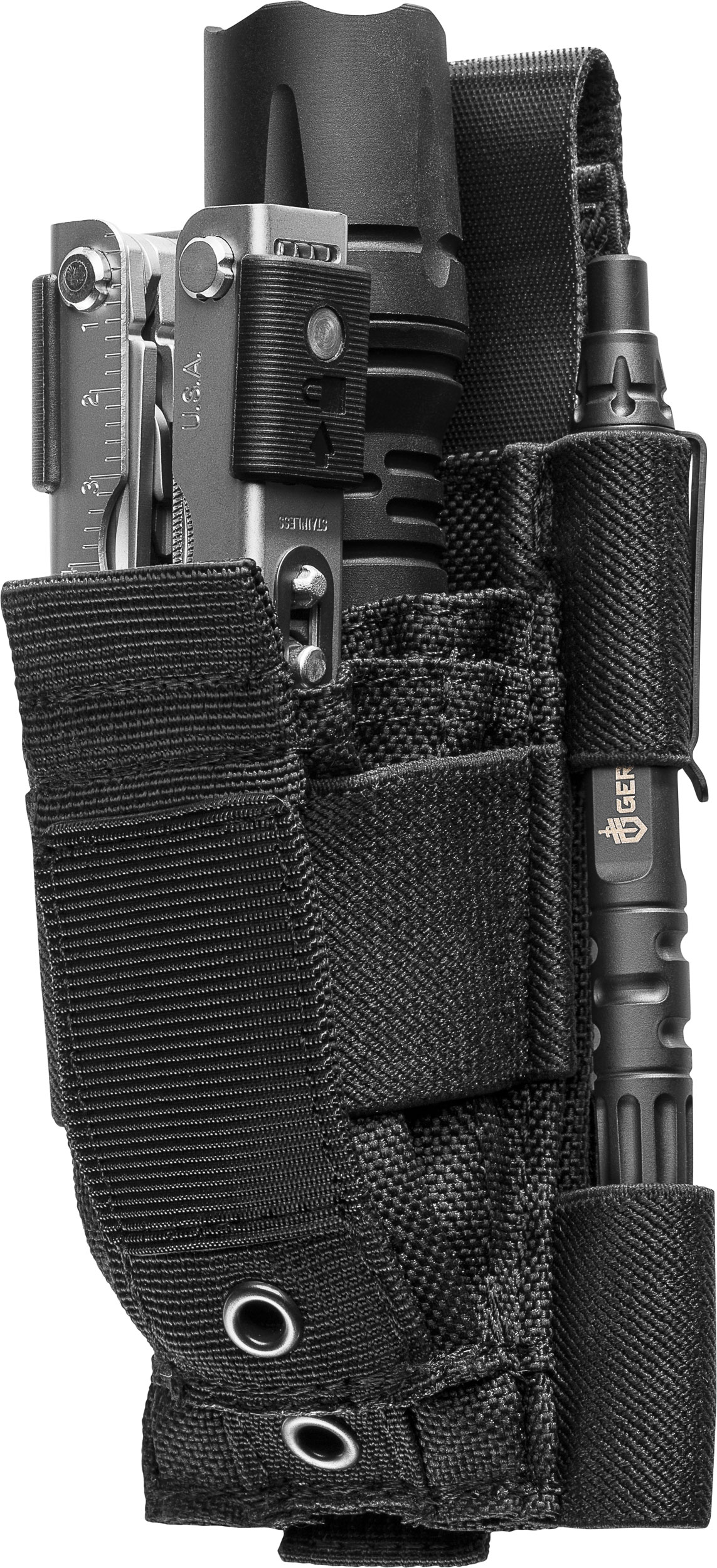 Gerber CustomFit Dual MOLLE Compatible Sheath, Black - KnifeCenter - 30 ...