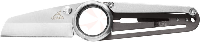 Gerber Mini-Remix Folding Knife 2.05" Plain Blade, Finger Hole ...