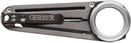 Gerber Mini-Remix Folding Knife 2.05" Plain Blade, Finger Hole ...