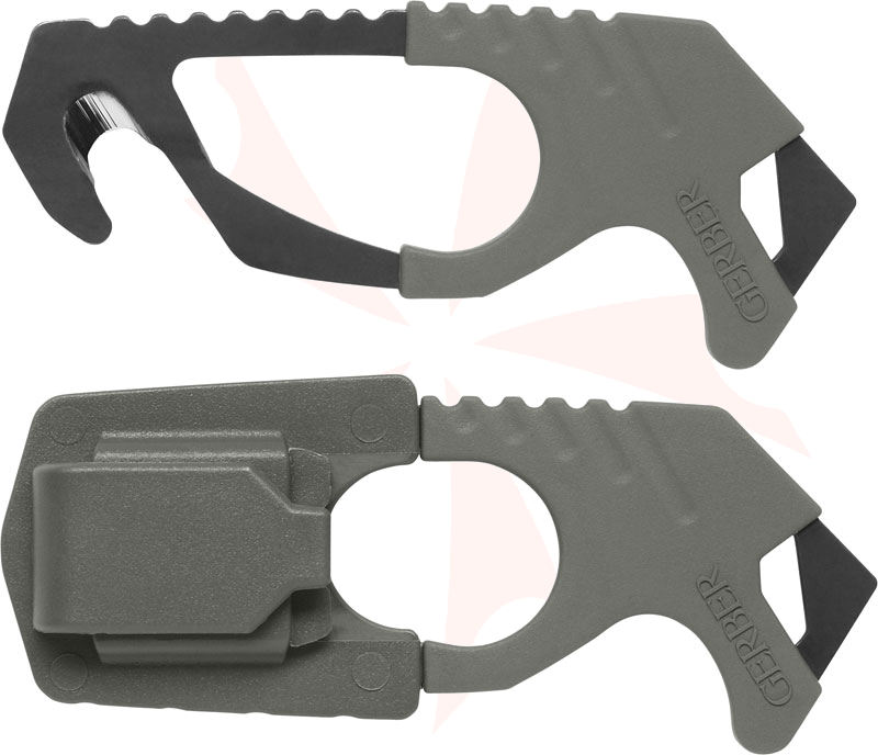 Gerber (Foliage Green) Strap Cutter / Rescue Hook 4.375" Overall ...