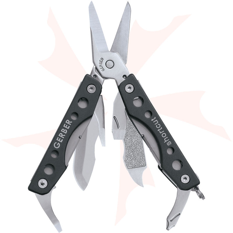 Gerber Shortcut Mini Keychain Scissor Multi-Tool 2-1/2" Closed ...