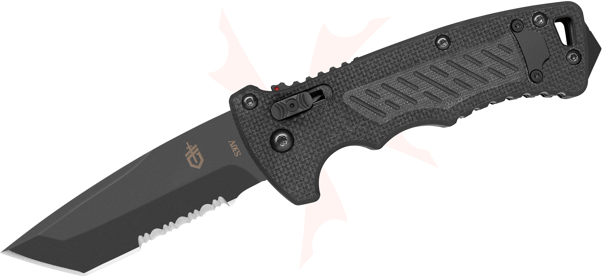Gerber DMF AUTO 3.5" S30V Combo Tanto Blade, G10 Handles (30-000190N ...
