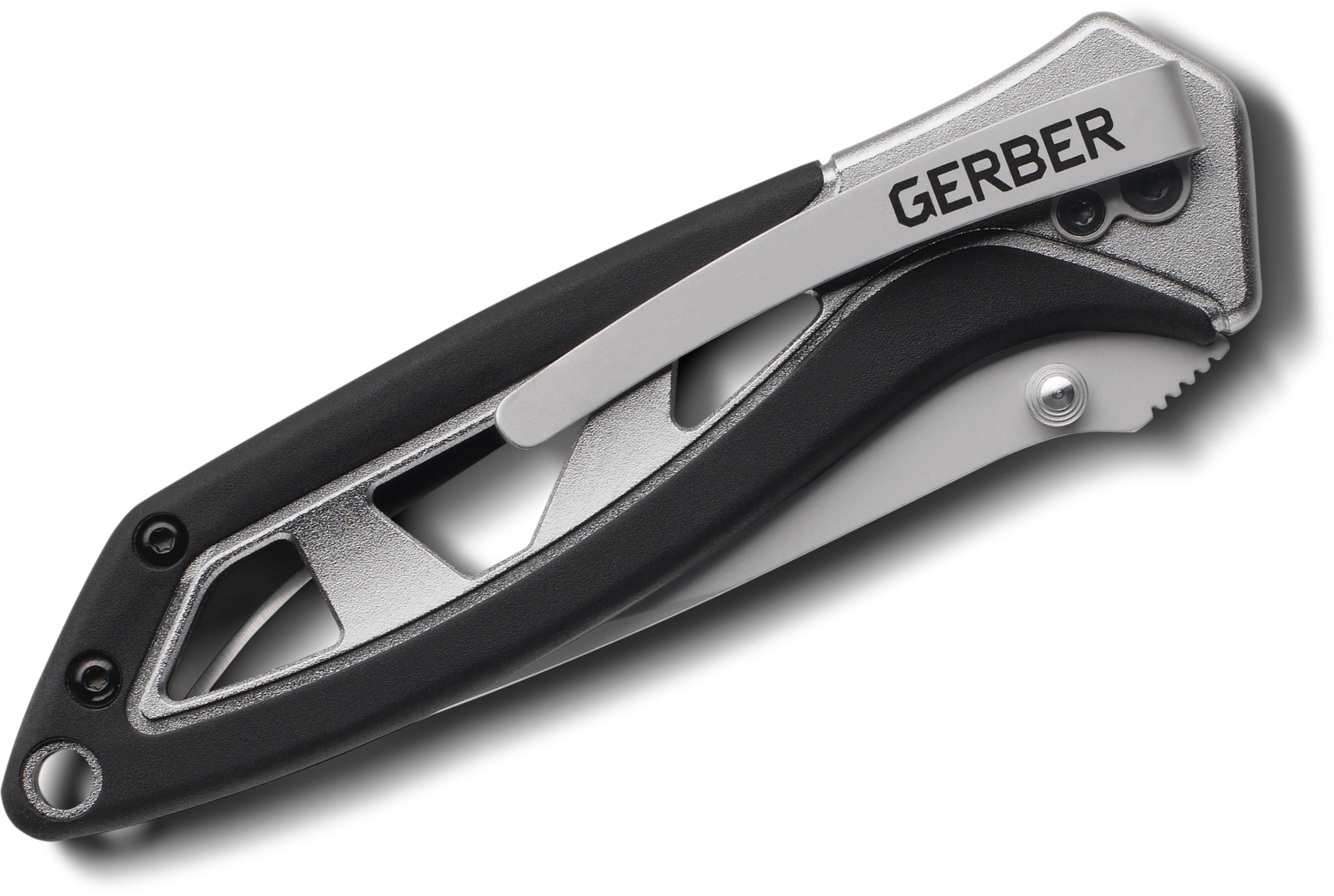 Gerber Outrigger XL Assisted Opening Folder 3.38" Satin Combo Blade ...