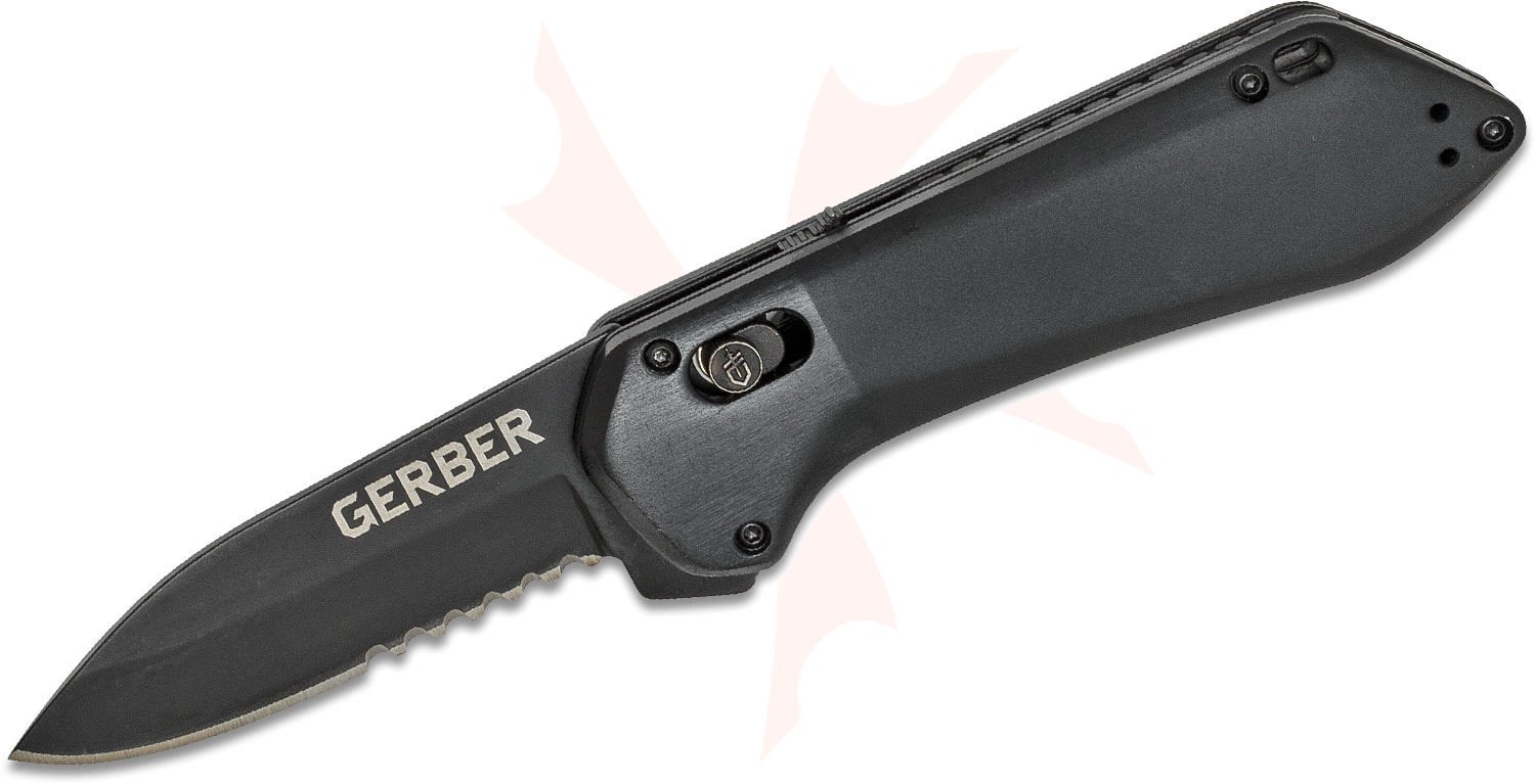 Gerber Highbrow Compact Assisted Pivot Lock Flipper Knife 2.8" Black ...