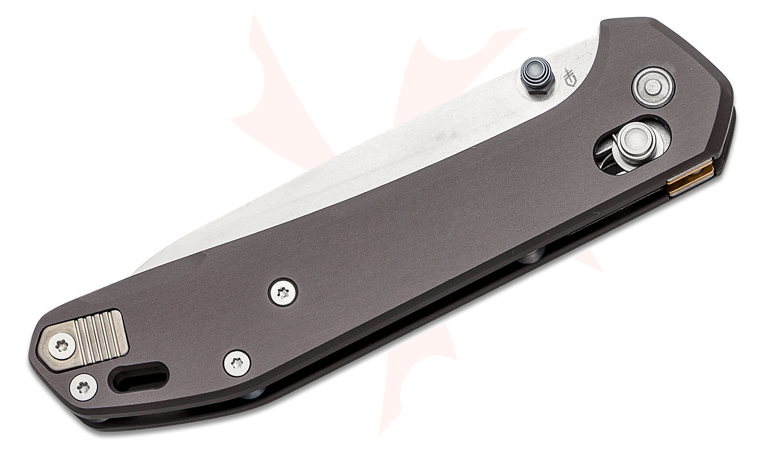 Gerber Reserve Savvy Pivot Lock Folding Knife 3.5" CPM-20CV Satin Wharncliffe Blade, Gray ...