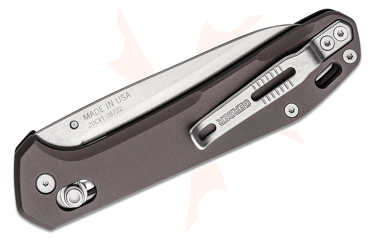 Gerber Reserve Savvy Pivot Lock Folding Knife 3.5" CPM-20CV Satin ...