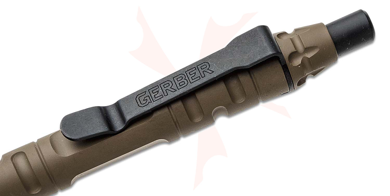 Gerber Impromptu Stainless Steel Tactical Pen, Flat Dark Earth ...
