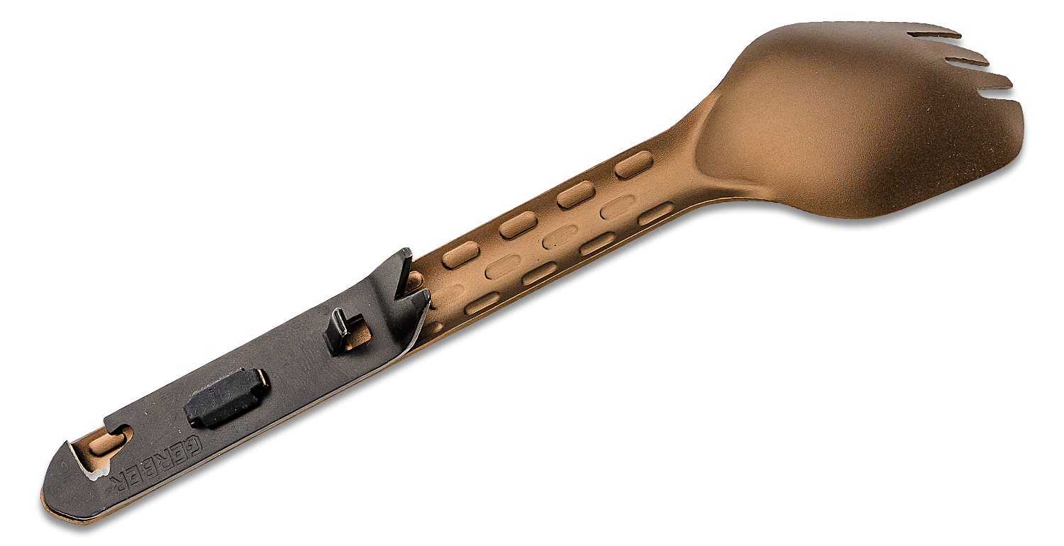Gerber ComplEAT Devour Multi-Functional Fork - Burnt Bronze - KnifeCenter - 31-003420