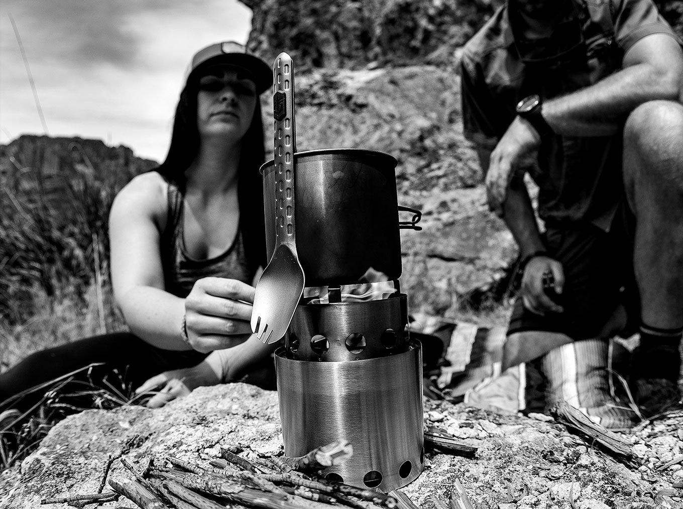 Gerber ComplEAT Devour Multi-Functional Fork - Flat Sage Green - KnifeCenter - 31-003422