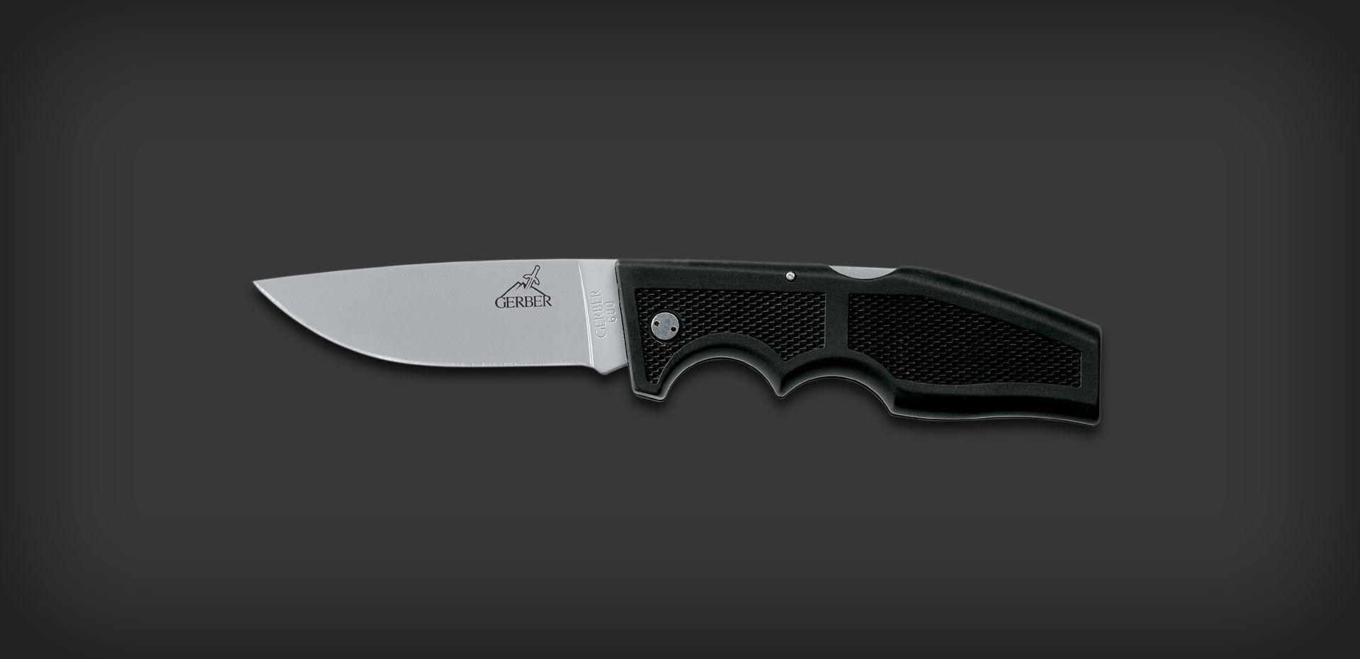 Gerber Magnum LST Folding Knife 3.46" Plain Blade, Black Nylon Handles ...