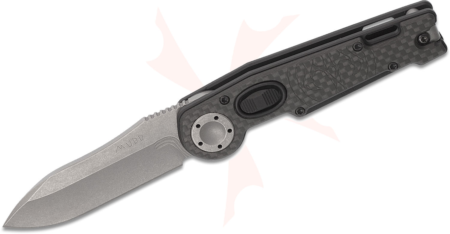 Grant & Gavin Hawk Mid-Tech MUDD Automatic Folding Knife 3.25" CPM-20CV ...