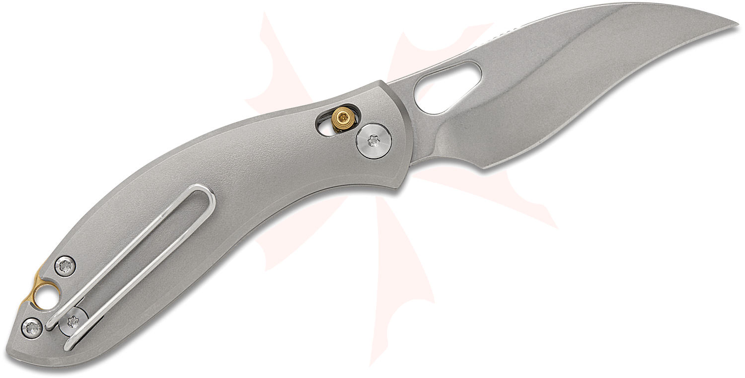 GiantMouse GM13 Crossbar Lock Folding Knife 2.8" CPM-S90V Stonewash ...