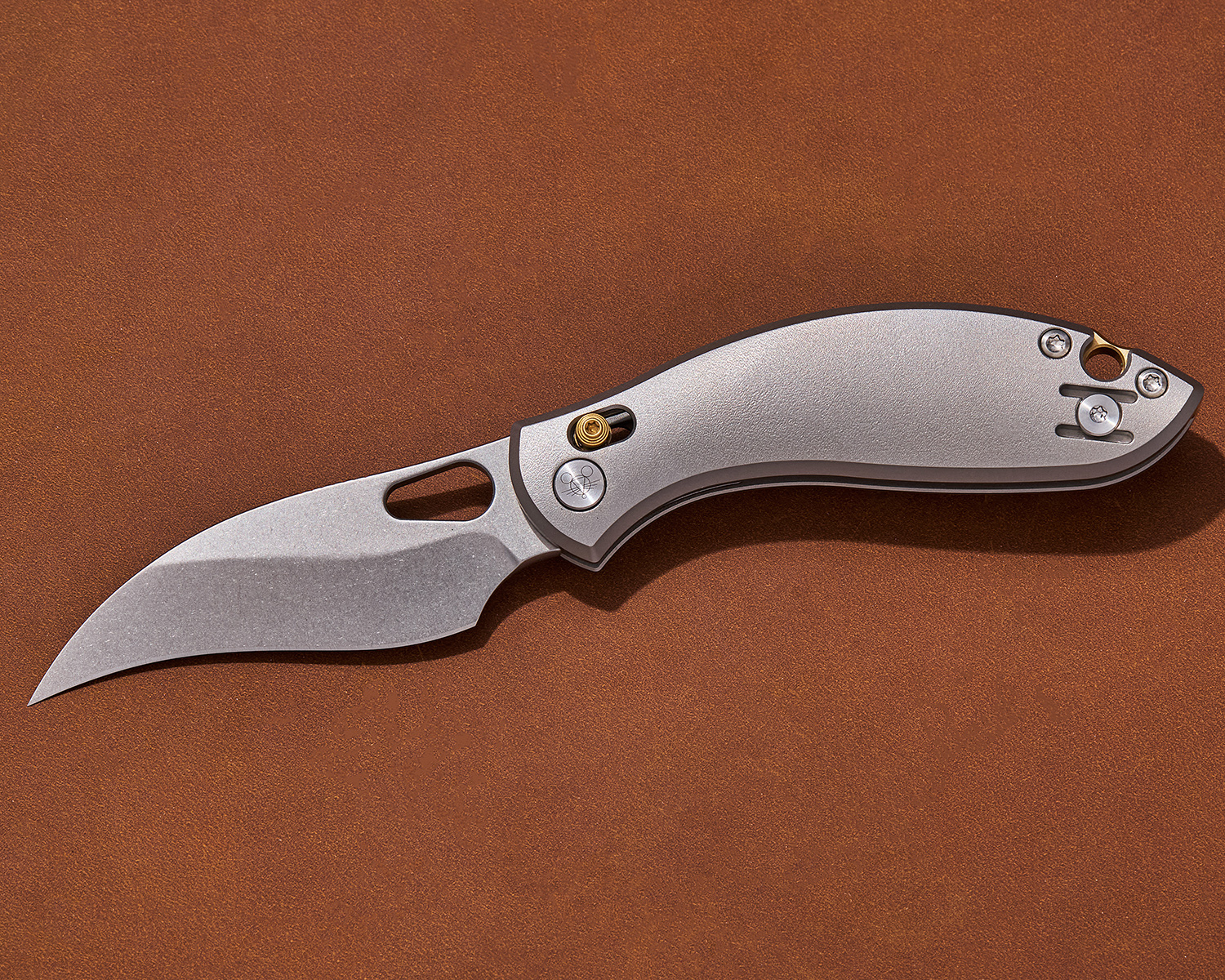 GiantMouse GM13 Crossbar Lock Folding Knife 2.8" CPM-S90V Stonewash ...