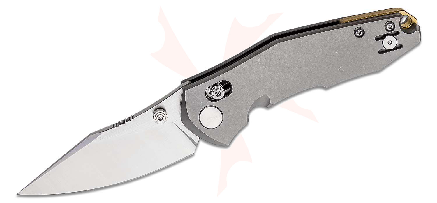 GiantMouse ACE Nazca Crossbar Lock Folding Knife 3.15" M390 Satin Blade ...