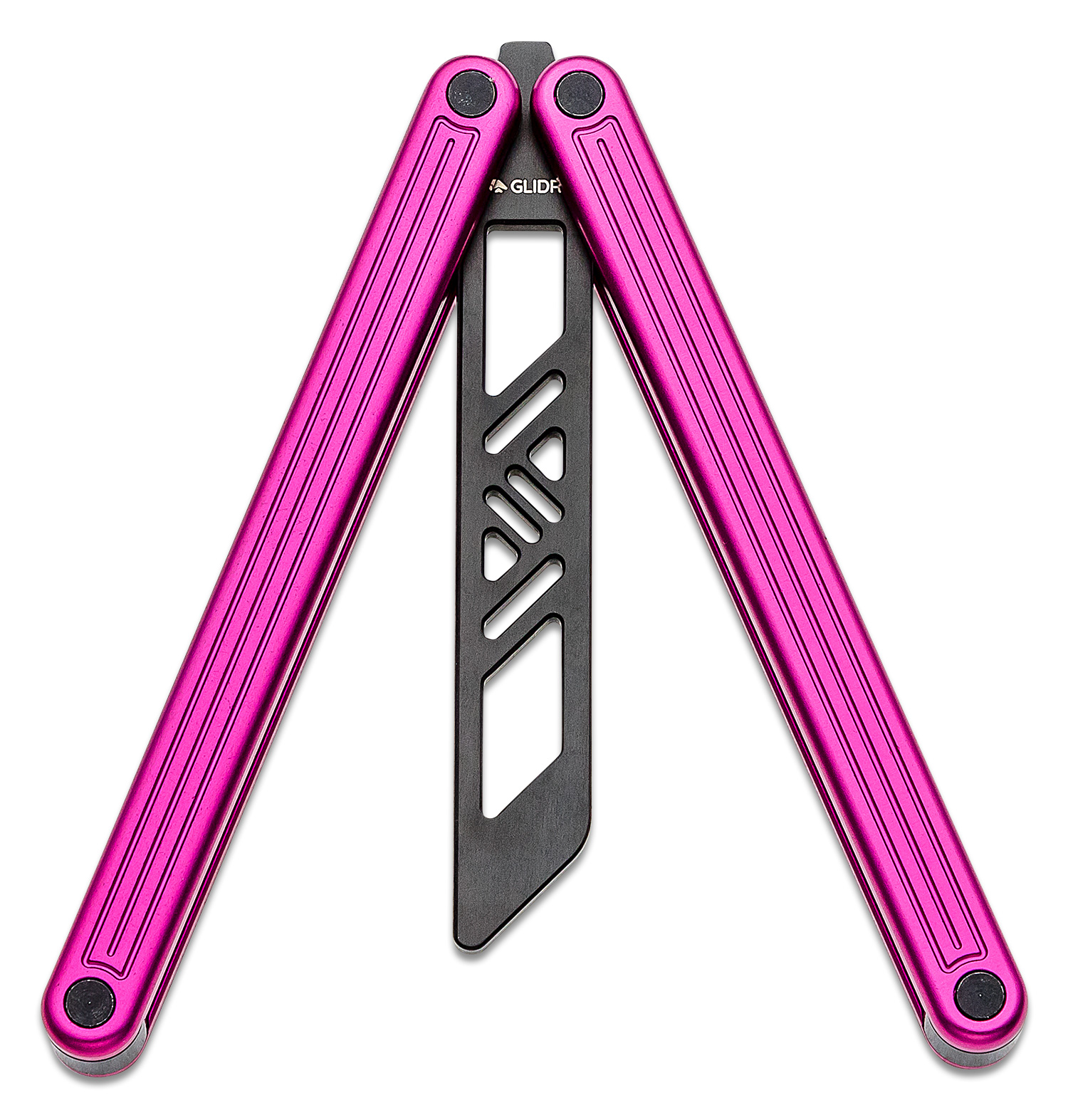 Glidr Arctic Flamingo Pink Balisong Butterfly Trainer 4.8" Unsharpened ...