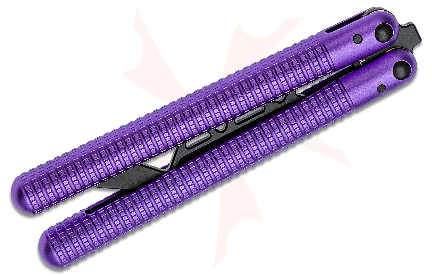 Glidr Sahara Dragon Purple Balisong Butterfly Trainer 4.84" Unsharpened ...