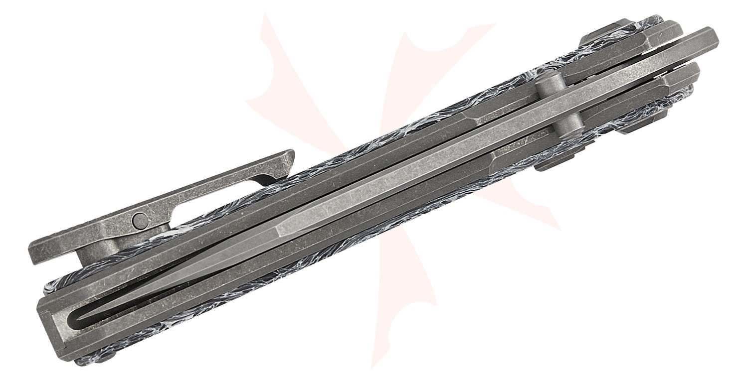 Grant & Gavin Hawk Custom Talon Hawk Lock (Crossbar) Flipper Knife 3. ...