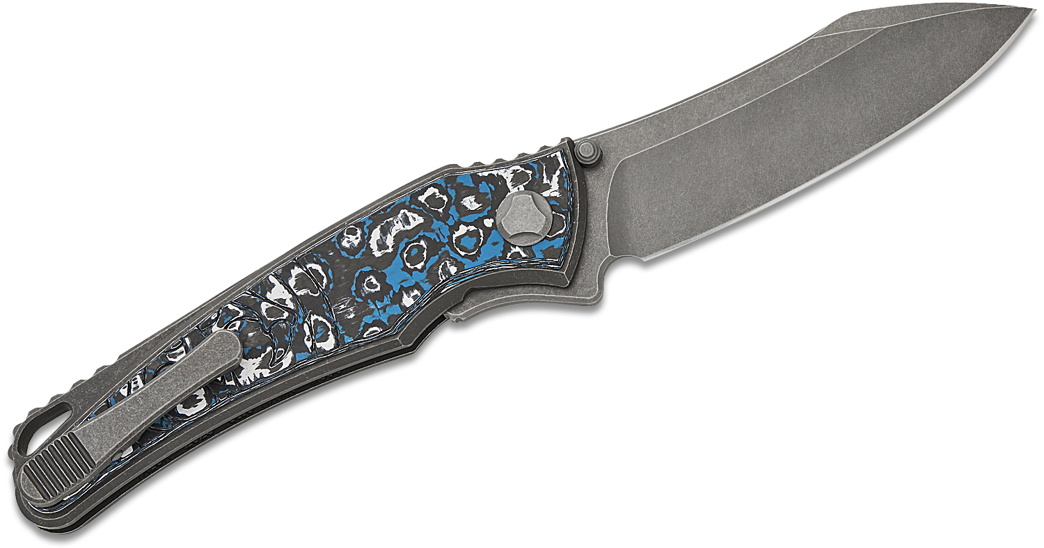 Grant & Gavin Hawk Custom Talon Hawk Lock (Crossbar) Flipper Knife 3. ...