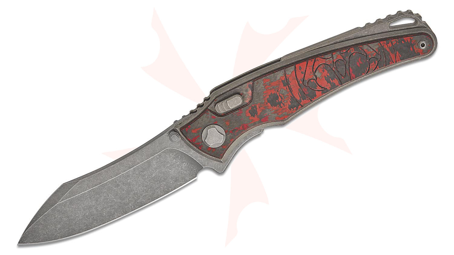Grant & Gavin Hawk Custom Talon Hawk Lock Flipper Knife 3.375" M390 ...
