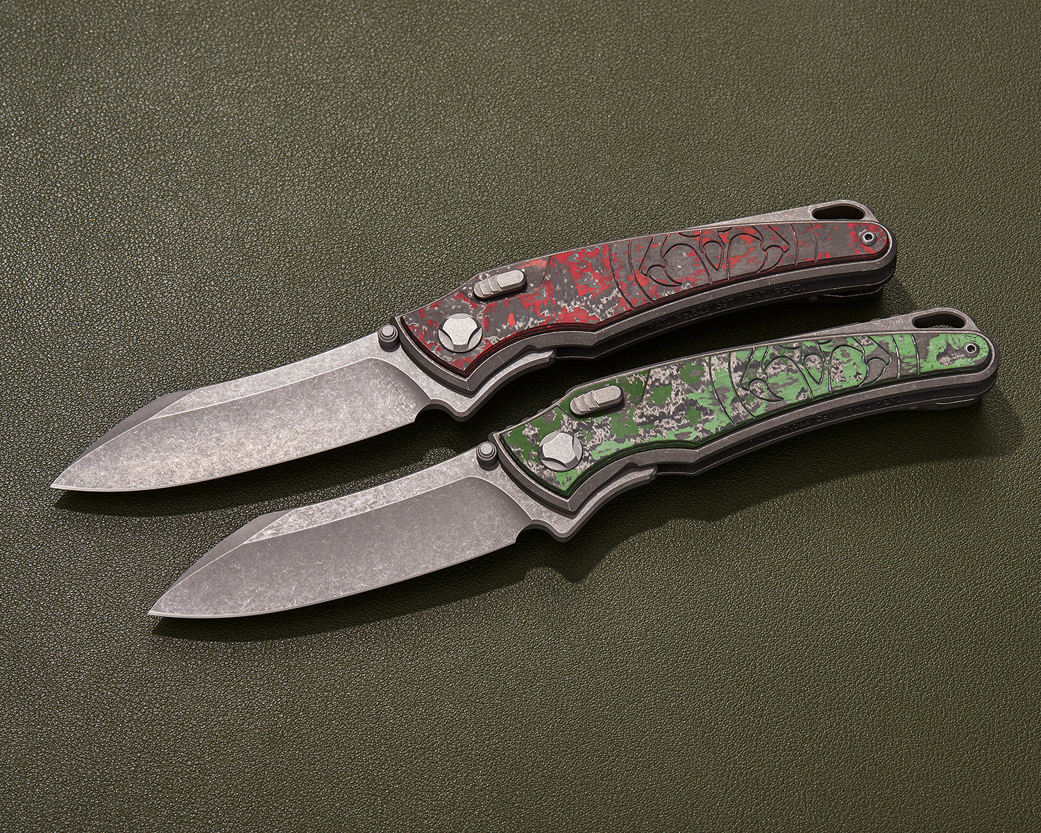 Grant & Gavin Hawk Custom Talon Hawk Lock Flipper Knife 3.375" M390 ...