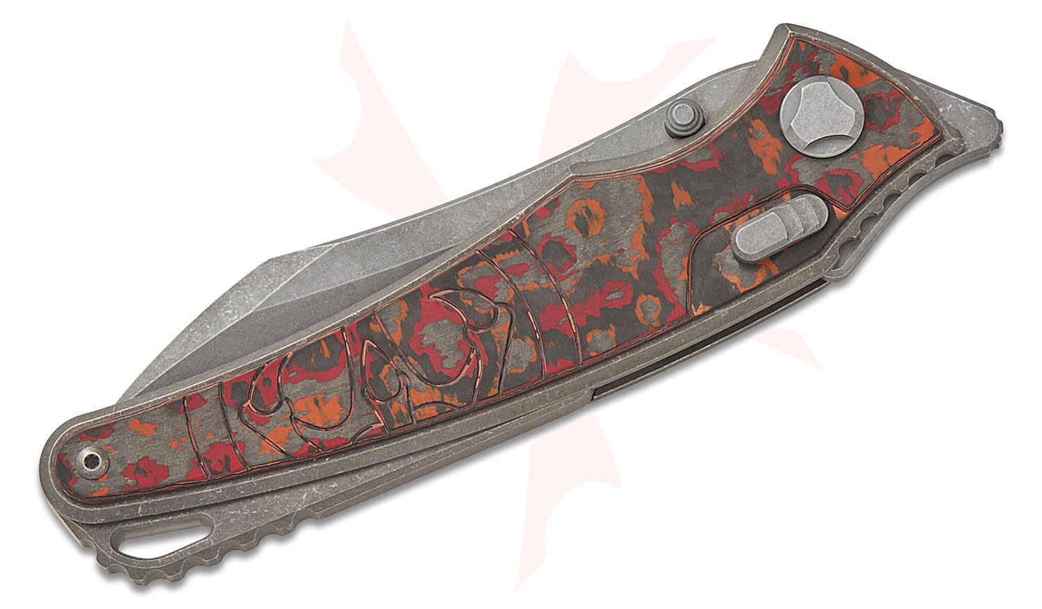 Grant & Gavin Hawk Custom Talon Hawk Lock (Crossbar) Flipper Knife 3. ...
