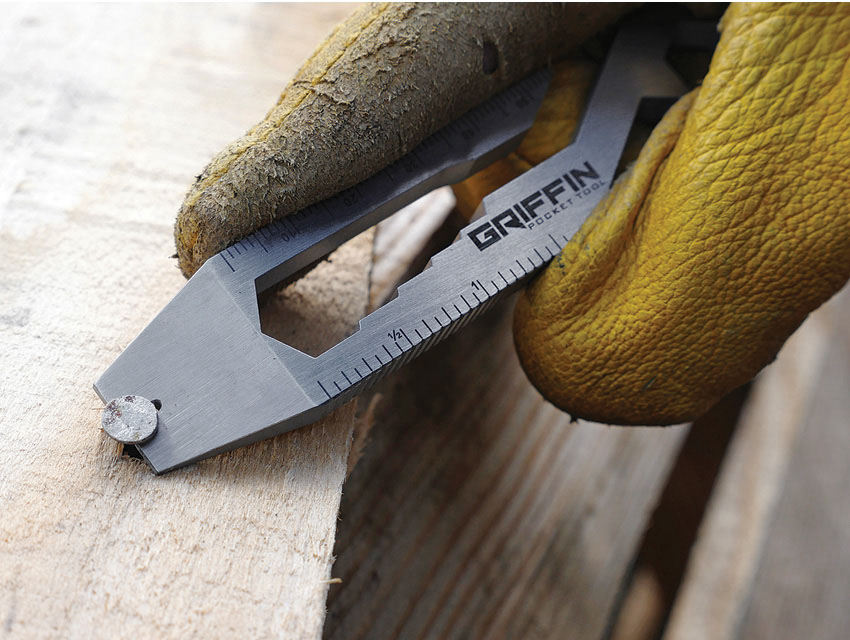 Griffin Pocket Tool XL Metric Multi-Tool, Titanium - KnifeCenter - GPTXLTIM