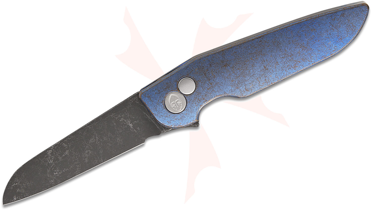 Grimsmo Knives Custom Fjell #0373 Integral Button Lock Flipper Knife 2. ...