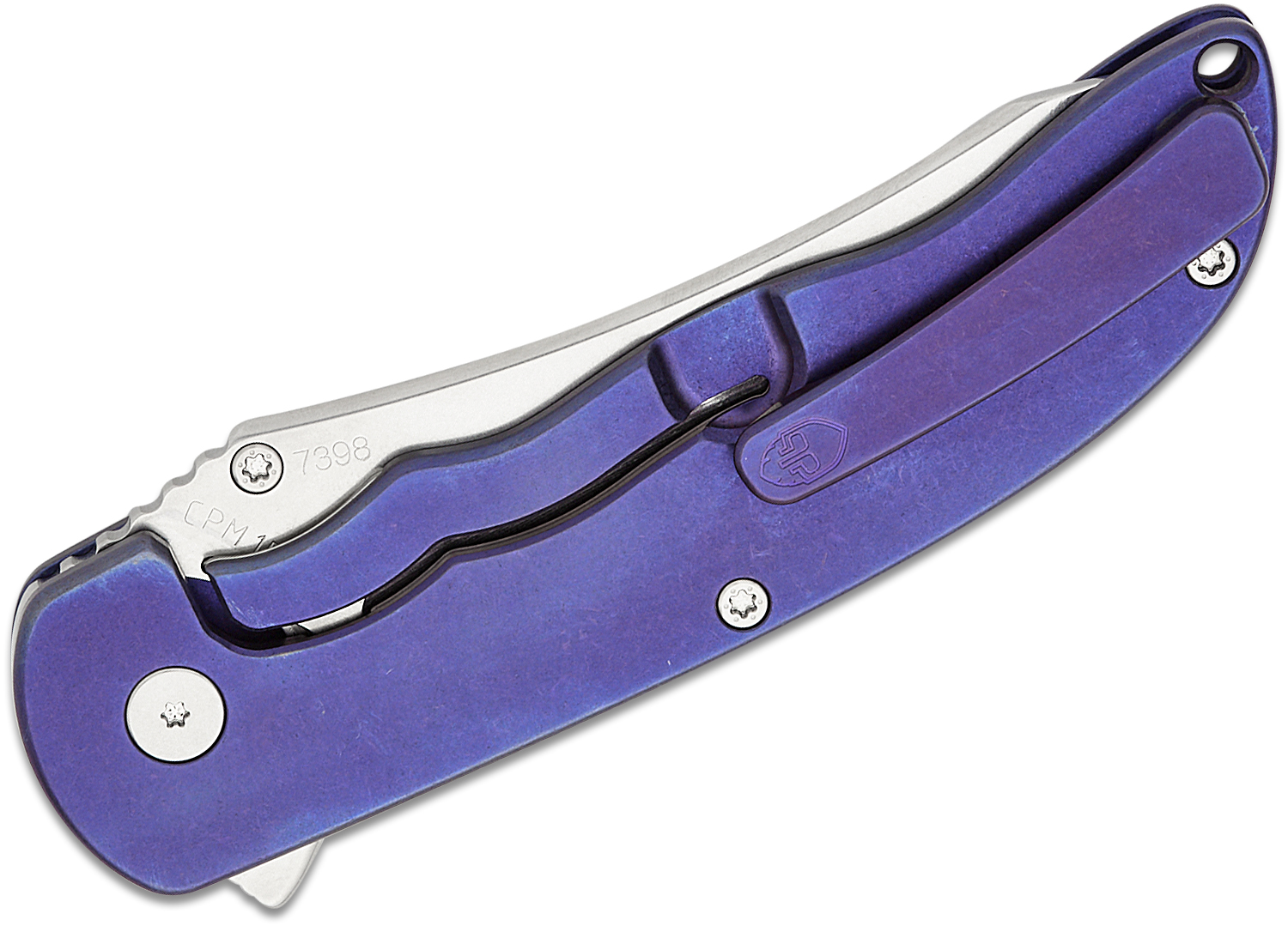 Grimsmo Knives Custom Norseman #7398 Flipper Knife 3.7" CPM-154 ...