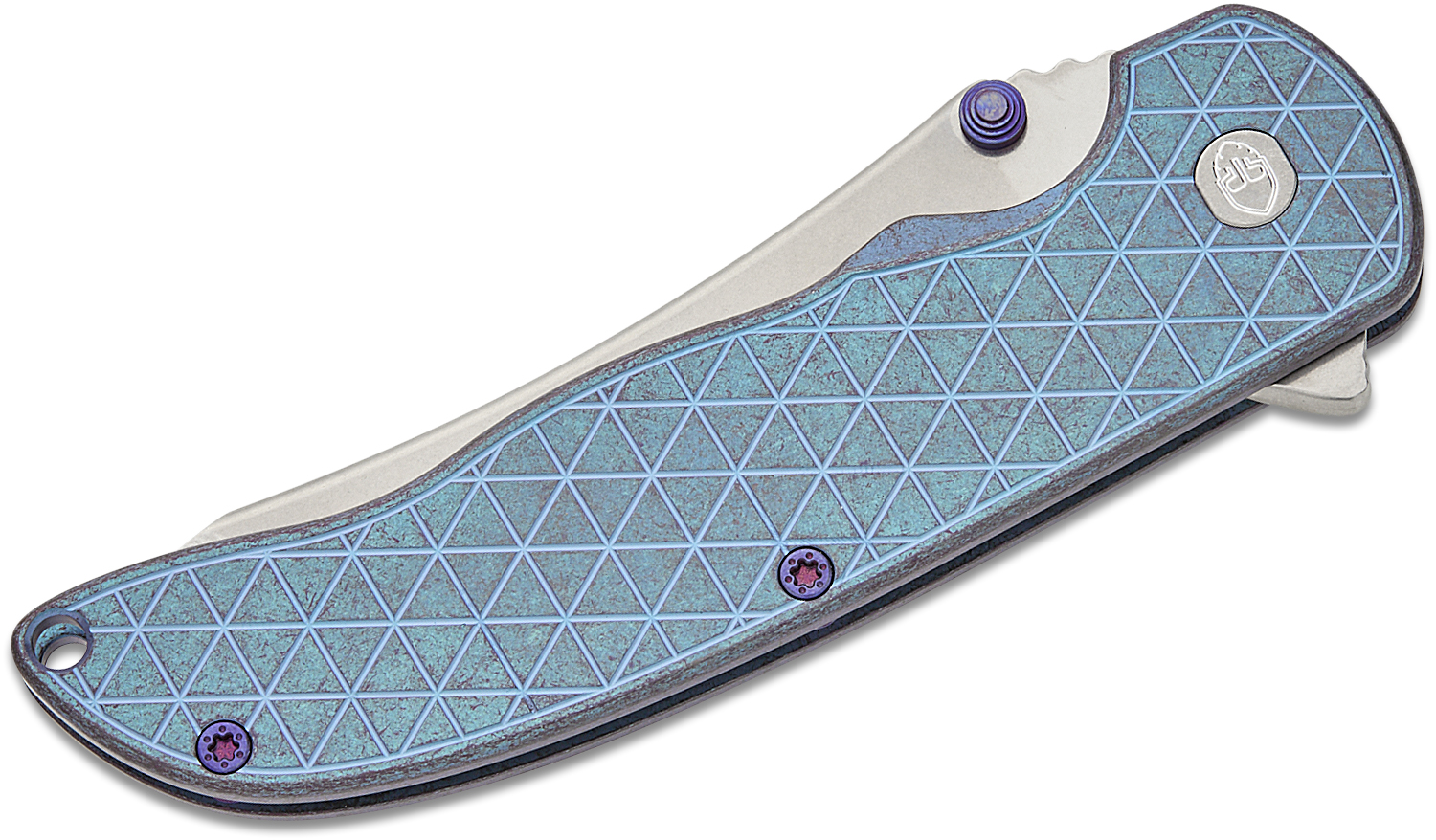 Grimsmo Knives Custom Norseman #7881 Flipper Knife 3.7" RWL-34 ...