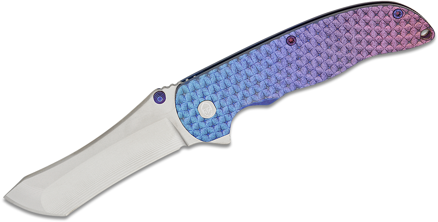 Grimsmo Knives Custom Norseman #8017 Flipper Knife 3.7" CPM-MagnaCut ...