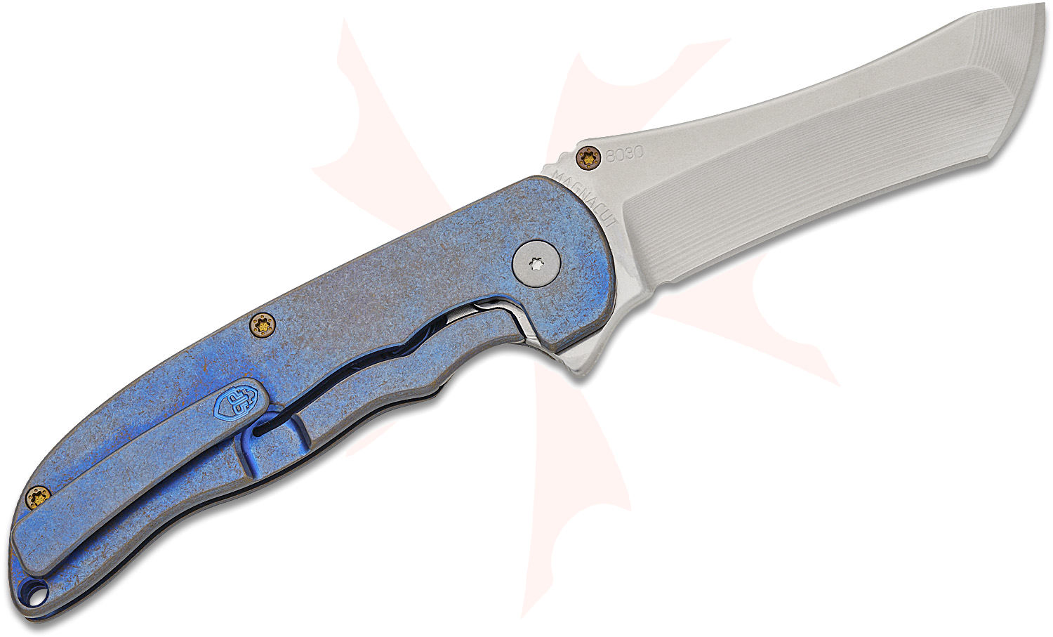Grimsmo Knives Custom Norseman #8030 Flipper Knife 3.7" CPM-MagnaCut ...