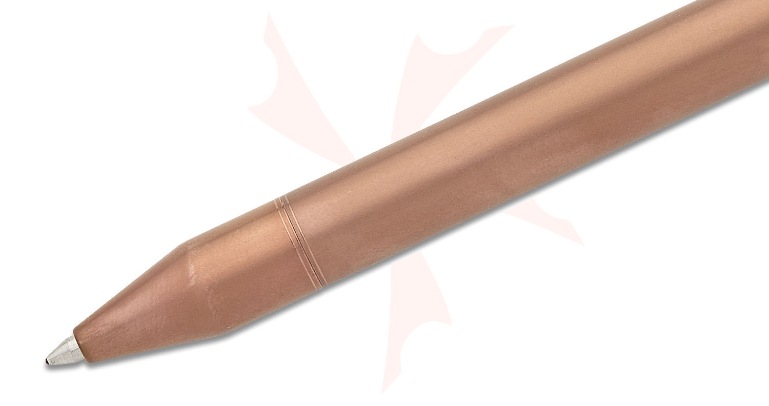 Grimsmo Knives Custom Saga Pen #6769, Caramel PVD Coated Titanium with ...