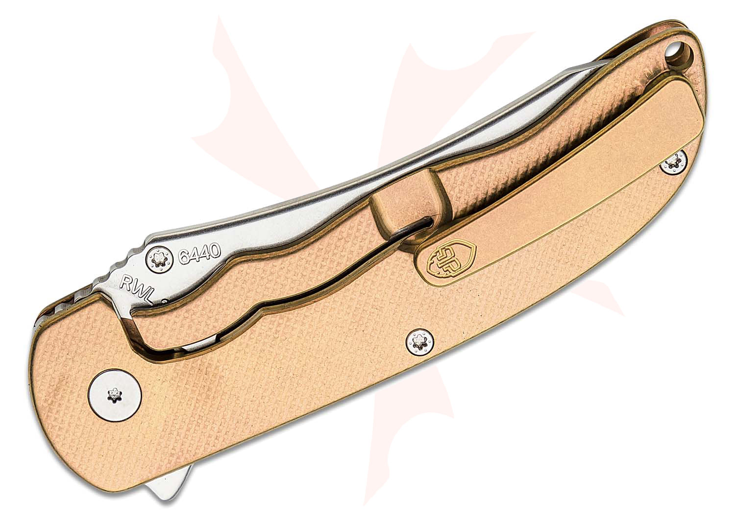 Grimsmo Knives Custom Norseman #6440 Flipper Knife 3.7" RWL-34 ...