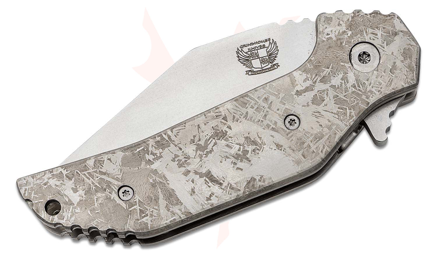 Grindhouse Knives Custom FOK Flipper Knife 3.75" CTS-XHP Stonewashed ...