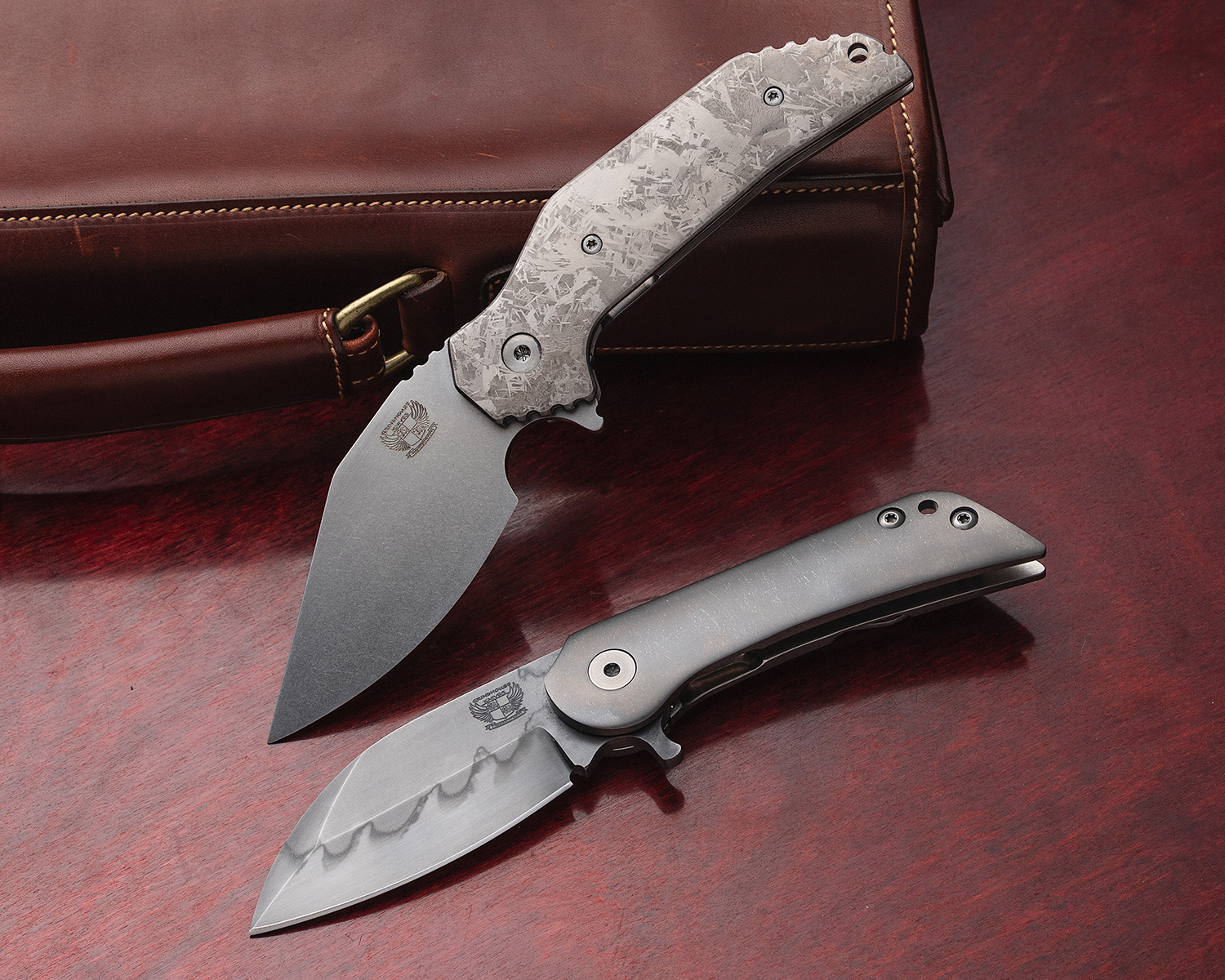 Grindhouse Knives Custom FOK Flipper Knife 3.75" CTS-XHP Stonewashed ...