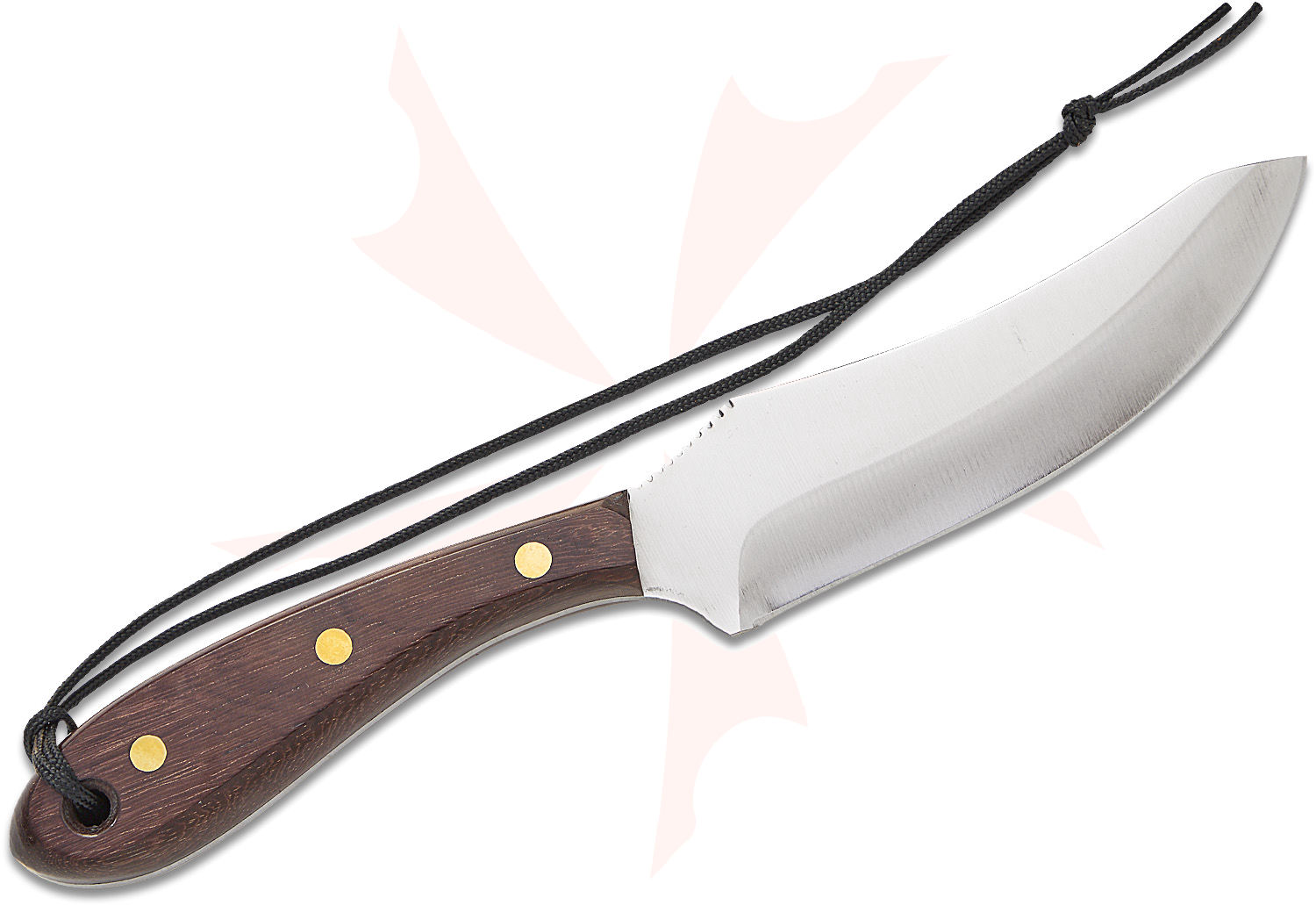 Grohmann #100 Large Skinner Fixed Blade Knife, 5" Satin Stainless Steel ...