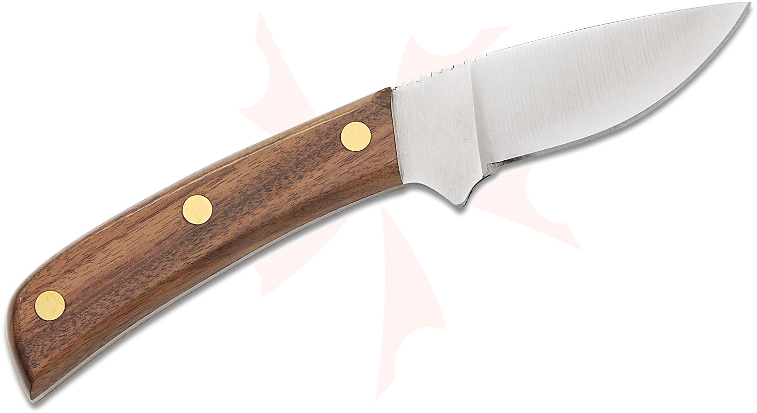 Grohmann #104 Mini Skinner Fixed Blade Knife, 2.75" Satin Stainless ...