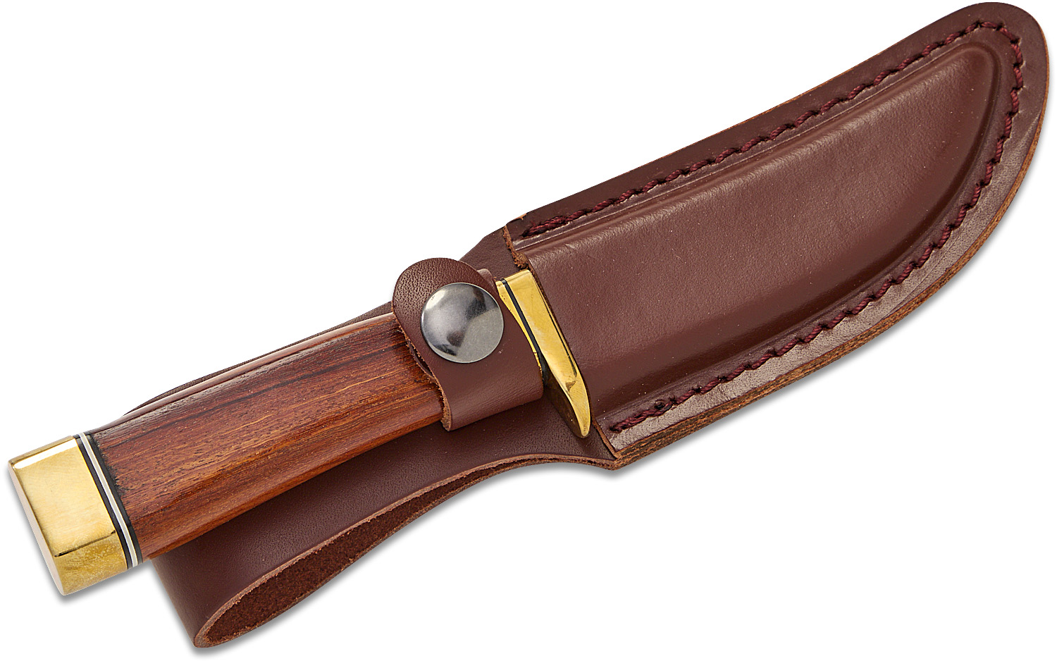 Grohmann Deep Woods Hunter Fixed Blade Knife, 3.5" Satin Stainless ...