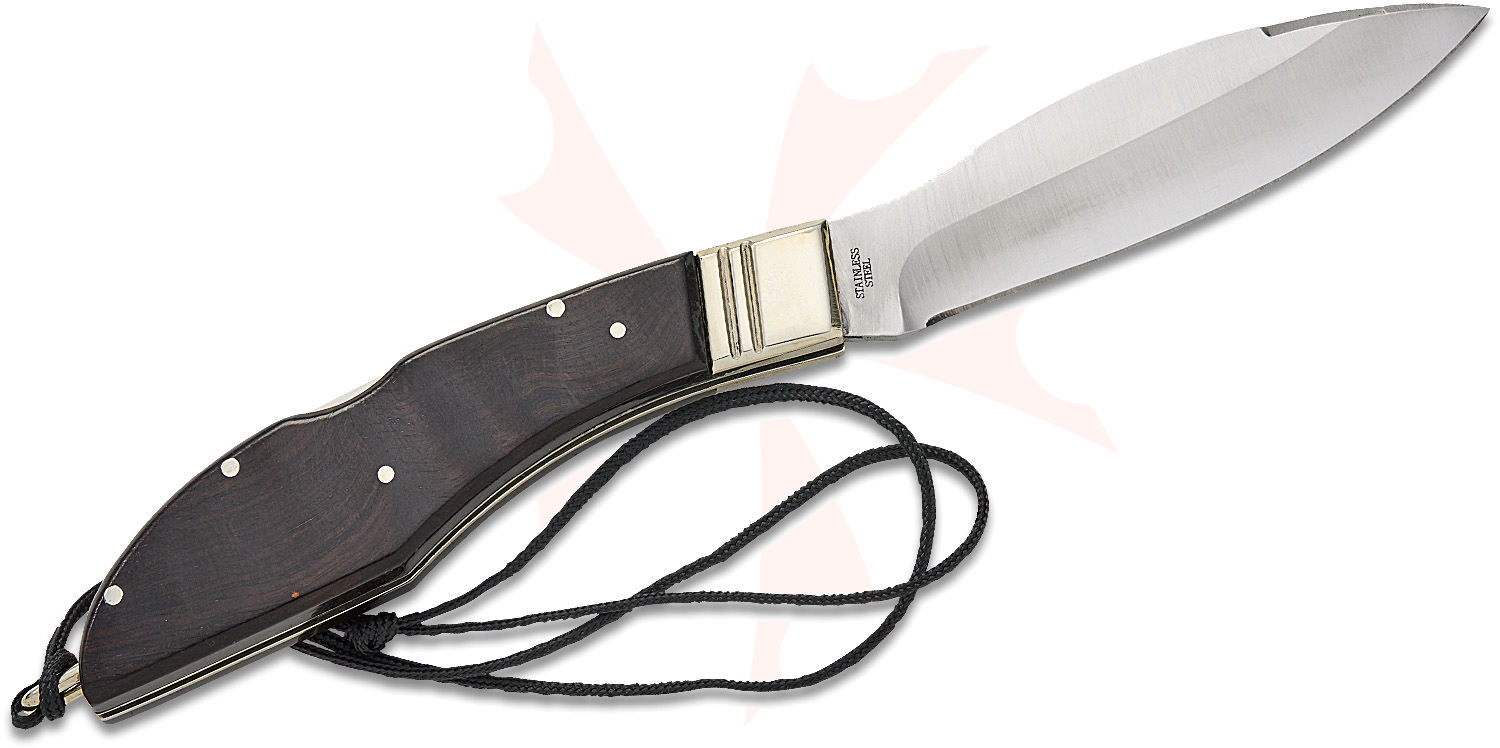 Grohmann #300 DH Russell Lockback Folding Knife 3.75" Satin Carbon ...